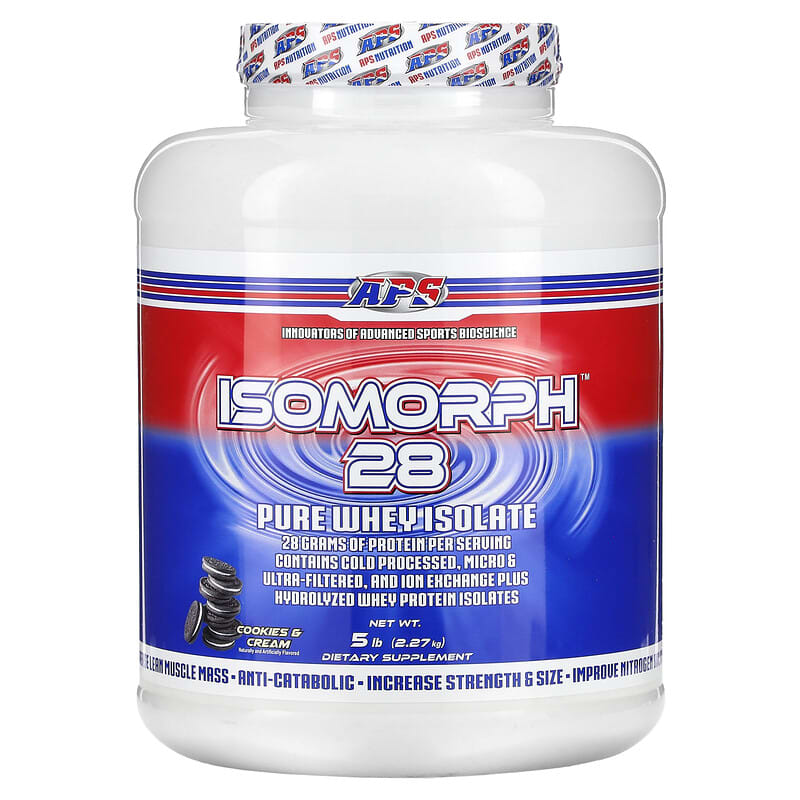 Bột Protein Tinh Khiết APS Isomorph 28 Bánh Quy & Kem 5 lbs