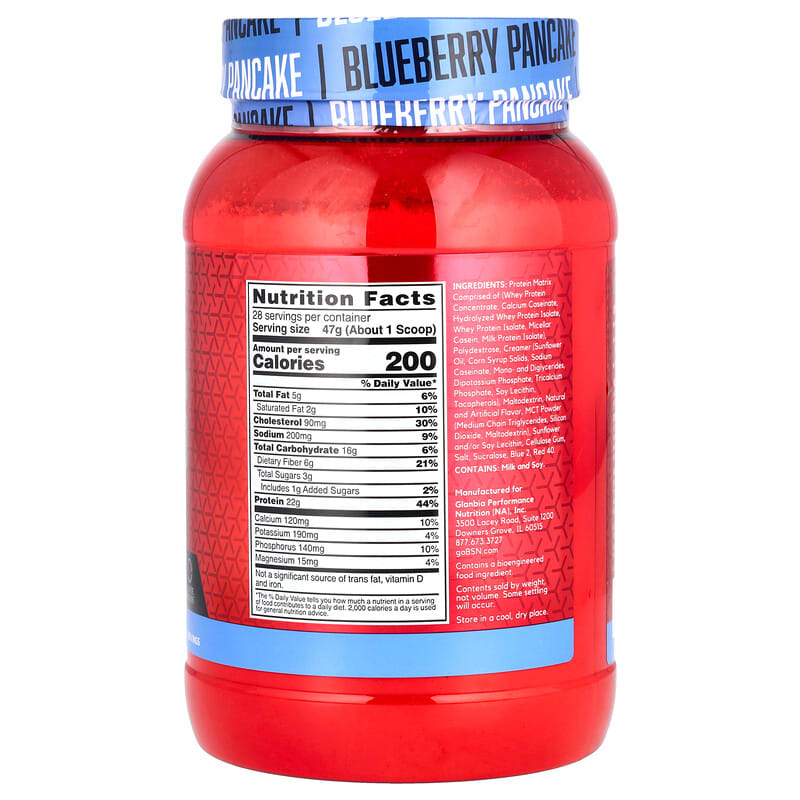Bột Protein BSN Syntha-6 Bánh Pancake Blueberry 2,91 lb