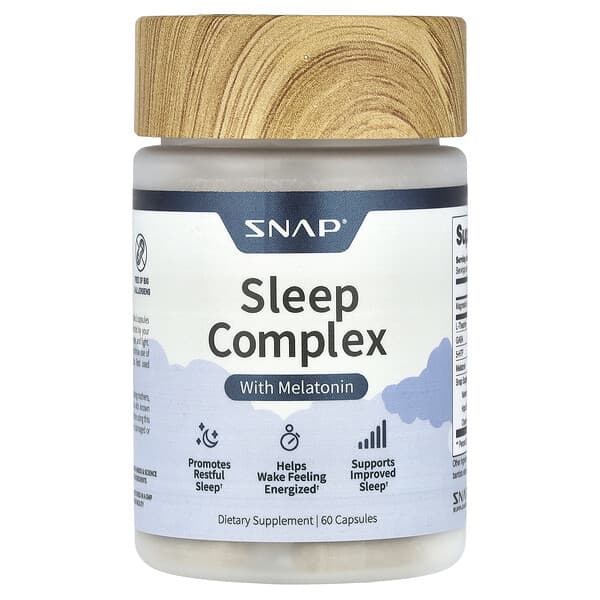 Snap Supplements Sleep Complex Melatonin 60 viên